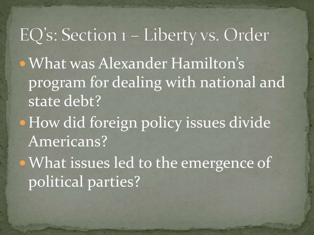 The origins of american politics | PPT