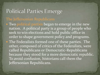 The origins of american politics | PPTX