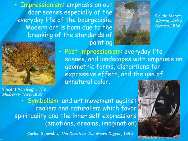 The origins of contemporary art, historical, social and cultural ...