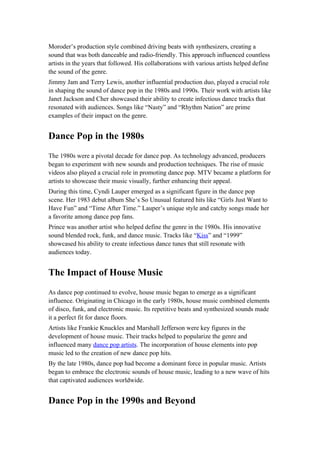 The Origins of Dance Pop Who Invented the Genre.docx