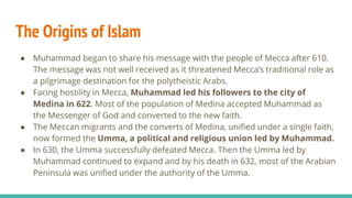 The origins of islam sswh5ab | PPTX