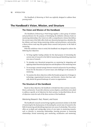 The Roots & Meaning of Mentoring by Belle Rose Ragins & Kathy E. Kram | PDF