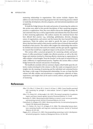 The Roots & Meaning of Mentoring by Belle Rose Ragins & Kathy E. Kram | PDF