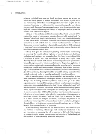 The Roots & Meaning of Mentoring by Belle Rose Ragins & Kathy E. Kram | PDF