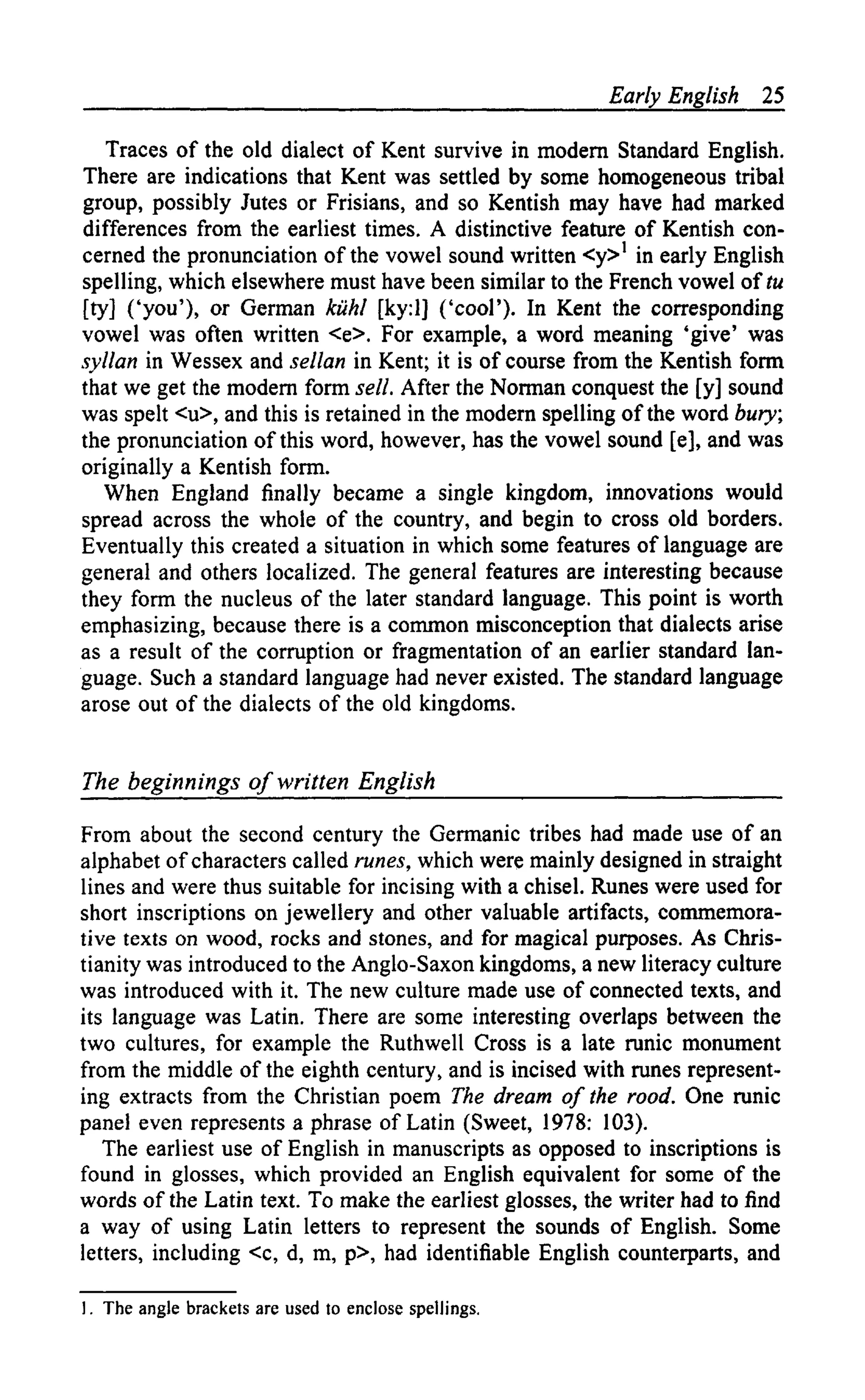 The origins of the english language (PDF) | PDF