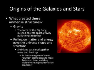 The origins of the universe | PPTX