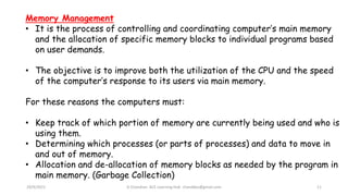 Theoritical concept of operating system | PPTX