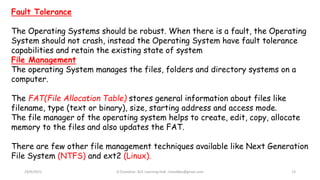 Theoritical concept of operating system | PPTX