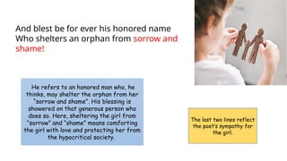 THE ORPHAN GIRL.pptx English literature 2025 | PPTX