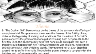 THE ORPHAN GIRL.pptx English literature 2025 | PPTX