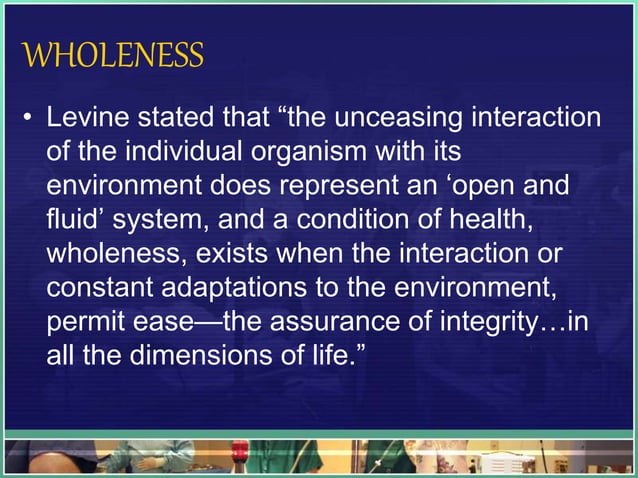 LEVINE'S Theory | PPTX | Healthcare Industry | Industries