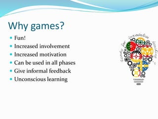 Using games in the language classroom. Theoretical approach | PPT