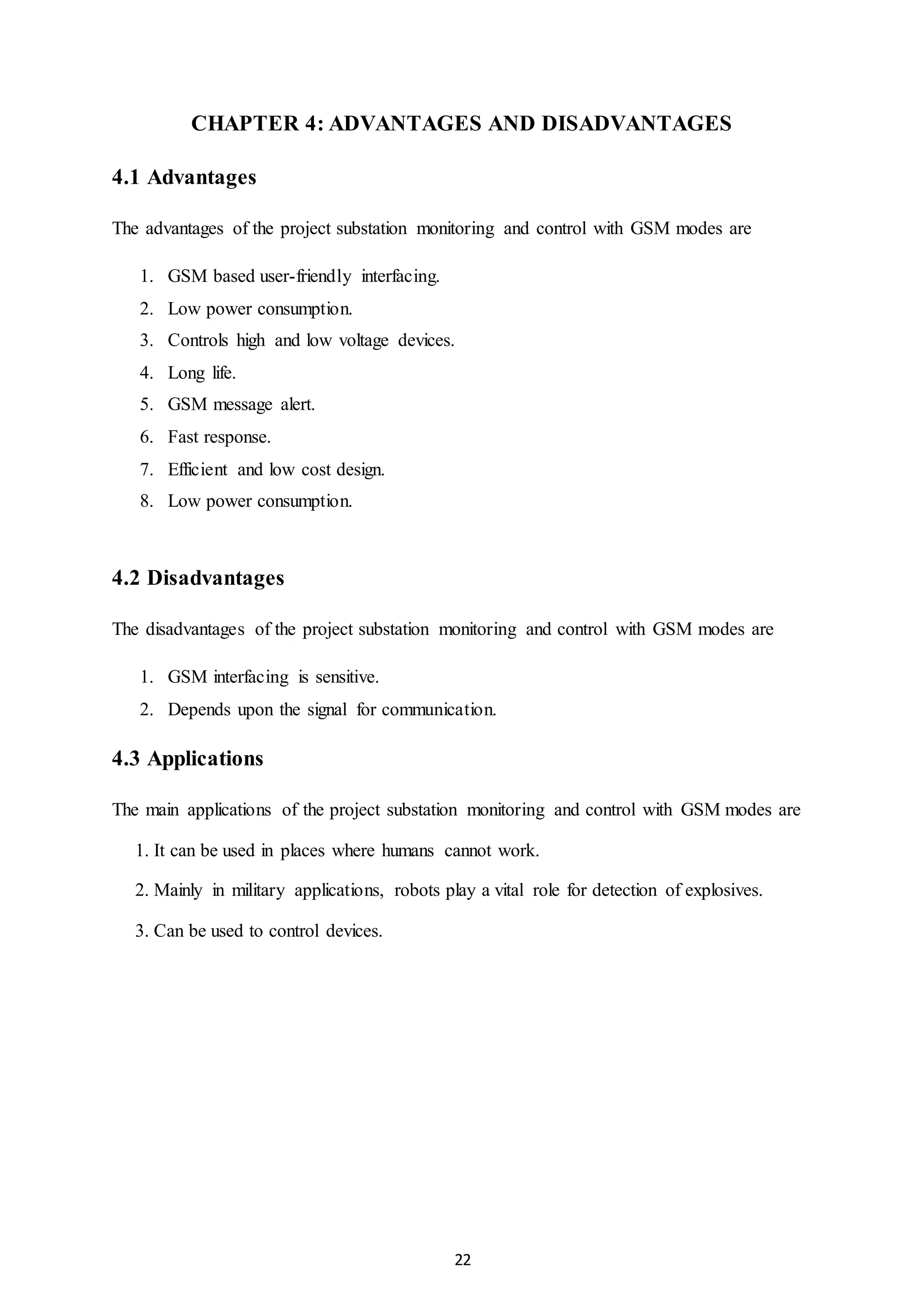 “Microcontroller Based Substation Monitoring system with gsm modem”. | PDF “Microcontroller Based Substation Monitoring system with gsm modem”. | PDF