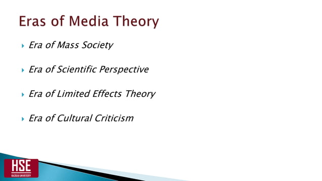 Theory to mass media introduction course | PPT