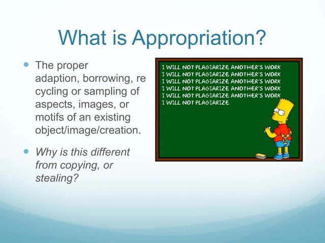 11VA Theory - Appropriation | PPTX