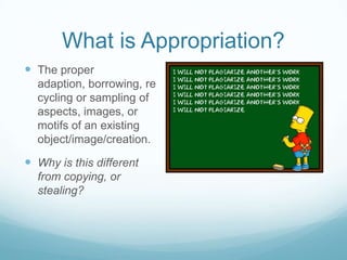 11VA Theory - Appropriation | PPT