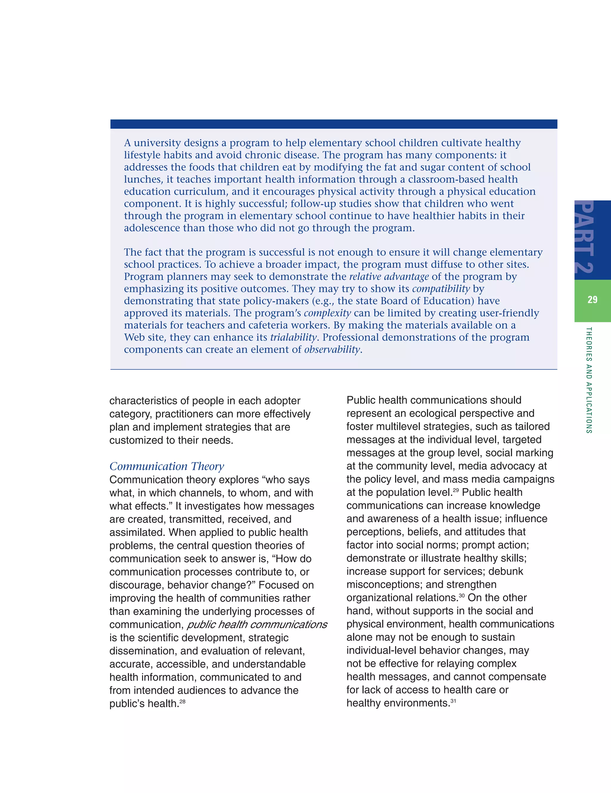 National Institute of Health: Theory at a Glance, A Guide for Health ...