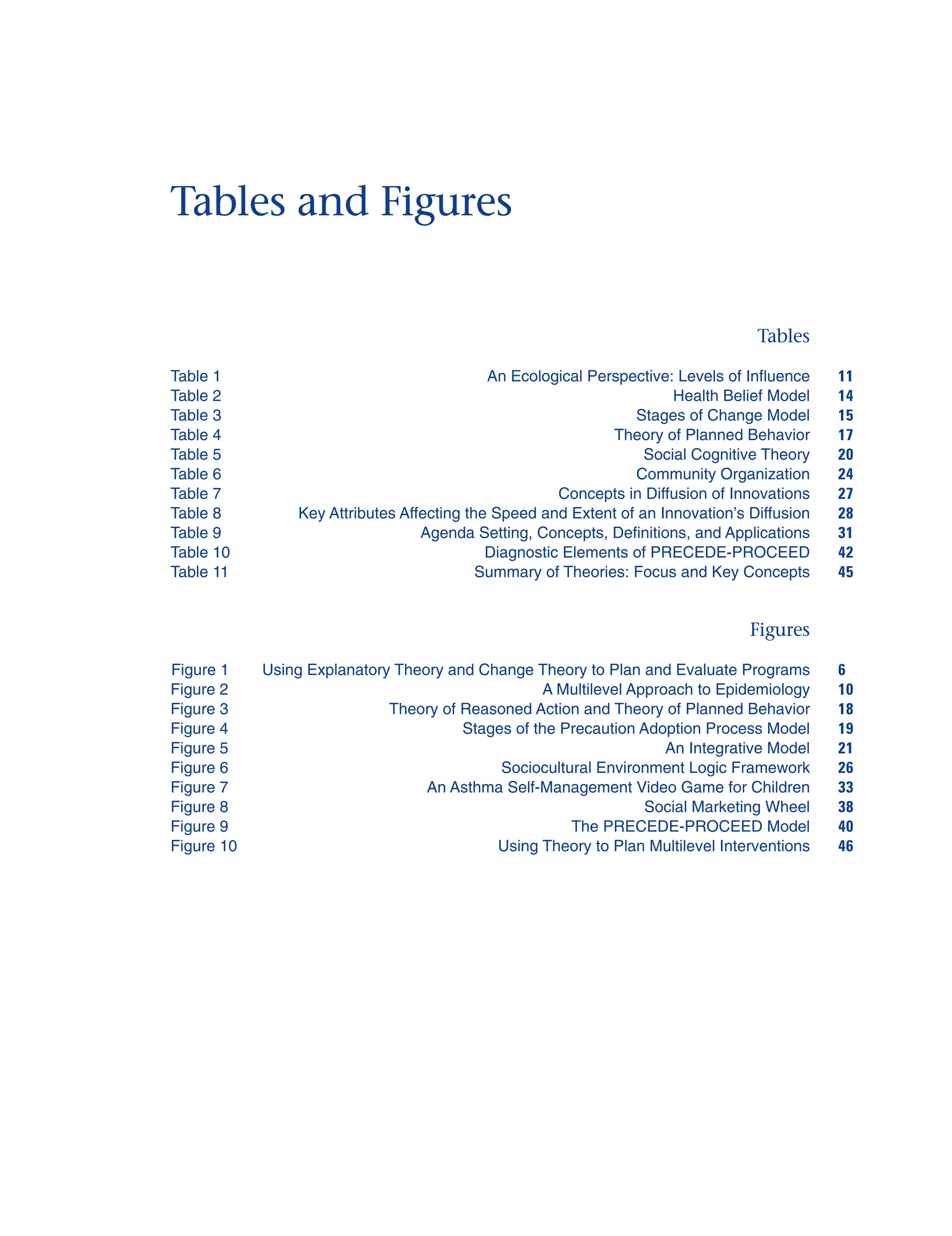 National Institute of Health: Theory at a Glance, A Guide for Health ...