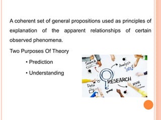 Theory meaning and elements | PPTX