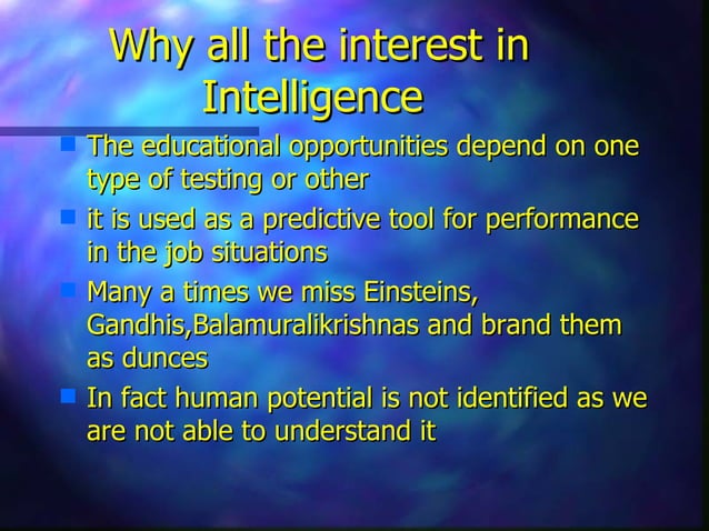 Theory of Multiple Intelligences | PPT