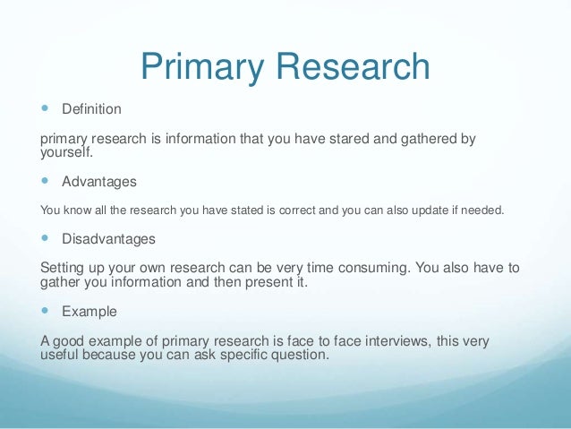 Theory research