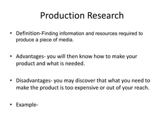 Theory research pro-forma | PPTX