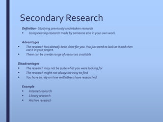 Theory research pro-forma | PPTX