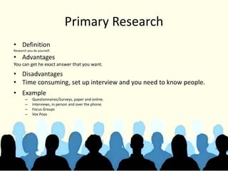 Theory research pro-forma | PPTX