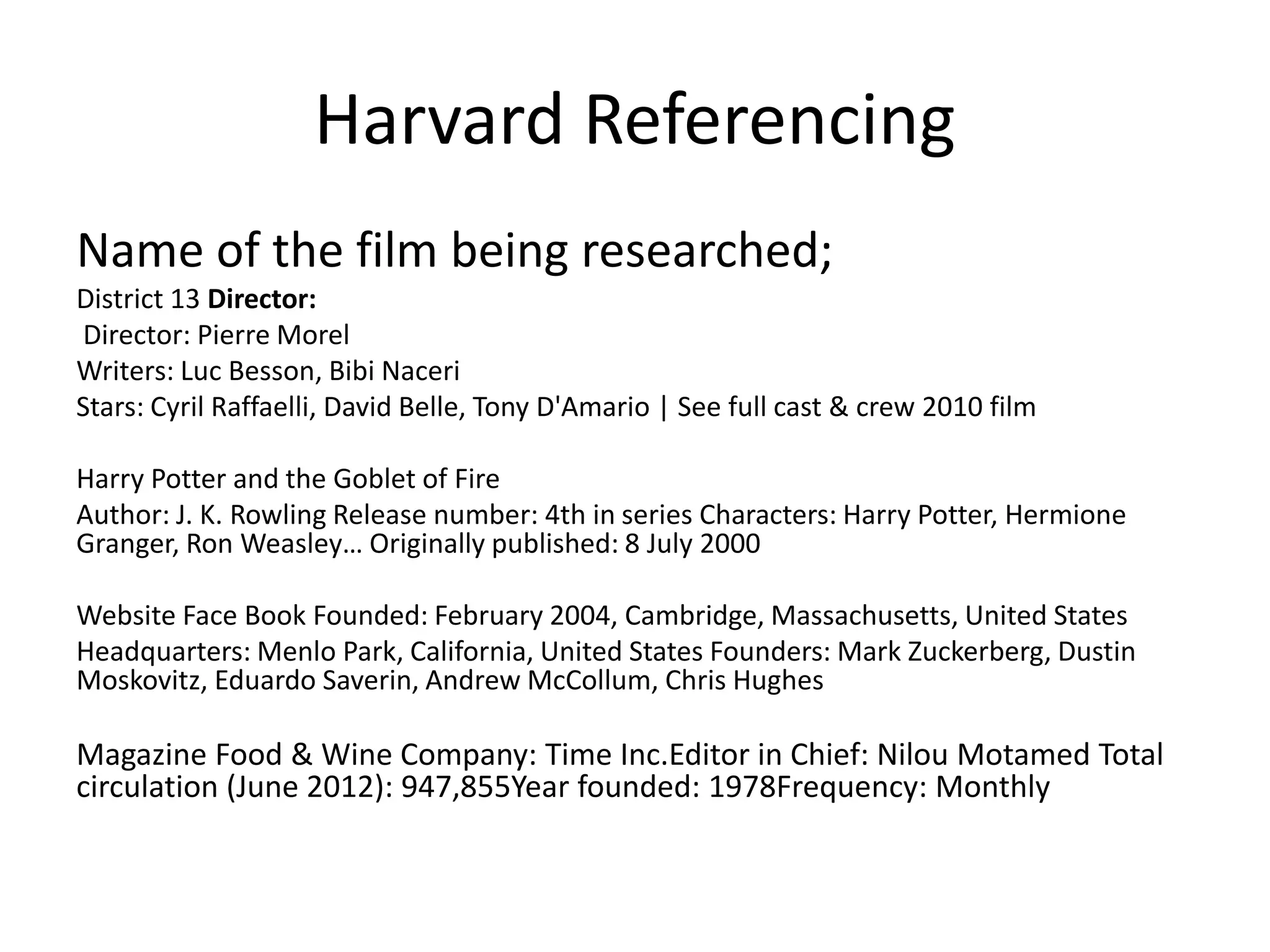 Theory Research Project 2 | PPTX