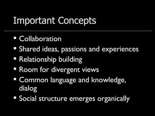Theory & Strategy for Community Building | PPT