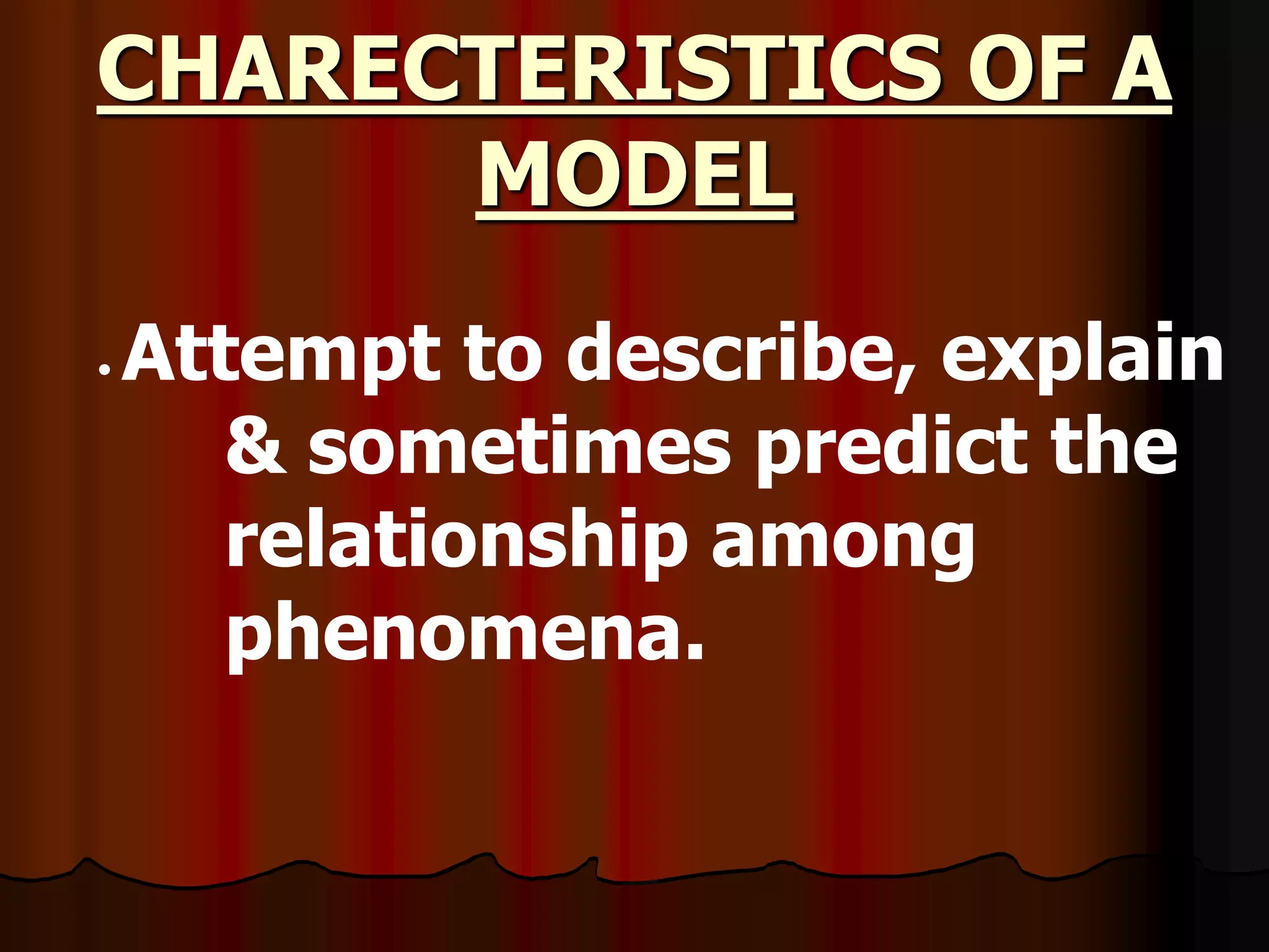 TYPES OF THEORY & MODELS IN NURSING | PPT