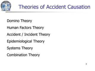 accident prevention and theories of accident | PPT