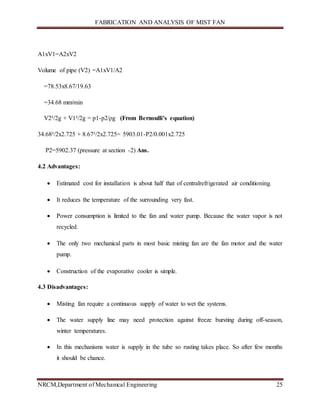 Theory 1 27 forFABRICATION AND ANALYSIS OF “MIST FAN” | DOCX