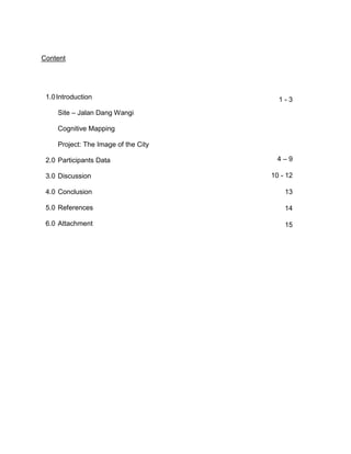 Theories project part 2: the image of the city | PDF