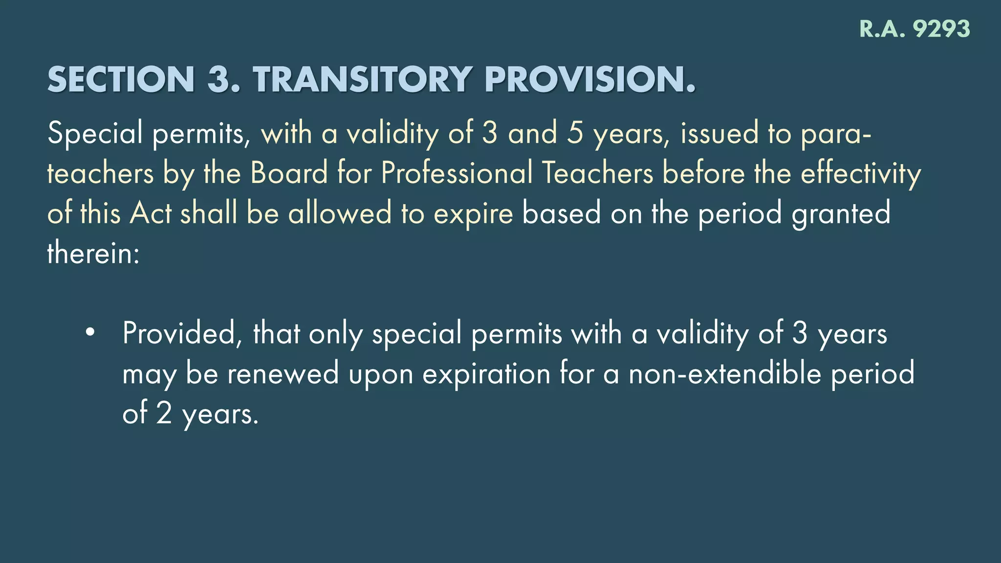 REPUBLIC ACT 9293 | PDF