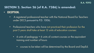 REPUBLIC ACT 9293 | PDF