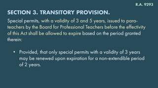 REPUBLIC ACT 9293 | PDF