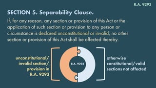 REPUBLIC ACT 9293 | PDF