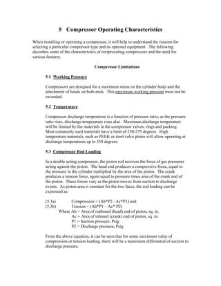 Theory and application of reciprocating compressor m 3030 | PDF