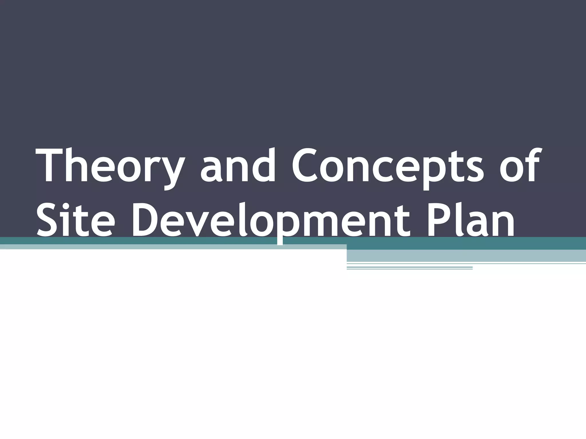 TLE 9 (Technical Drafting) - Theory and Concepts of Site Development ...