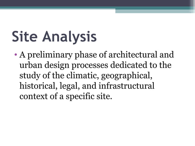 TLE 9 (Technical Drafting) - Theory and Concepts of Site Development ...