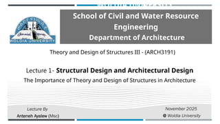 Theory and Design of Structure - 01.pptx