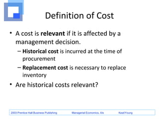 Theory and estimation of cost | PPT