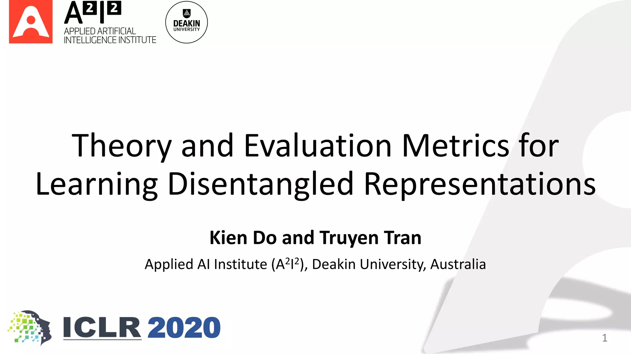 Theory and evaluation metrics for learning disentangled representations ...