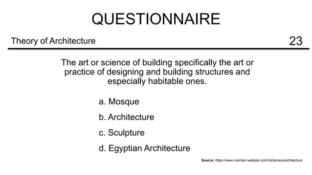 Theory And History Of Architecture Reviewer Acc 553 Group 3 Pdf