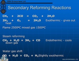 Theory and Operation - Secondary Reformers - | PDF
