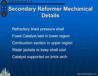Theory and Operation - Secondary Reformers - | PDF