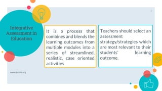 theory and perspective on integrative assessment.pptx