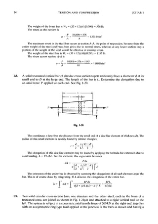 Theory and problems of strength of materials | PDF