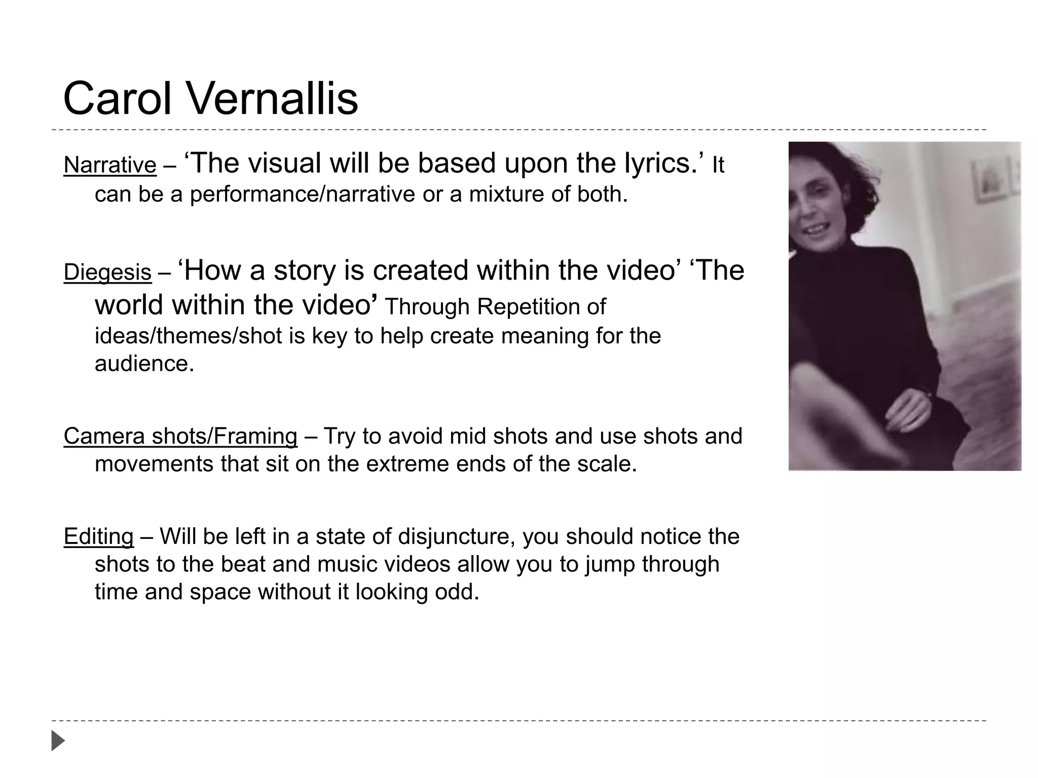 Theory – andrew goodwin, carol vernallis | PPTX